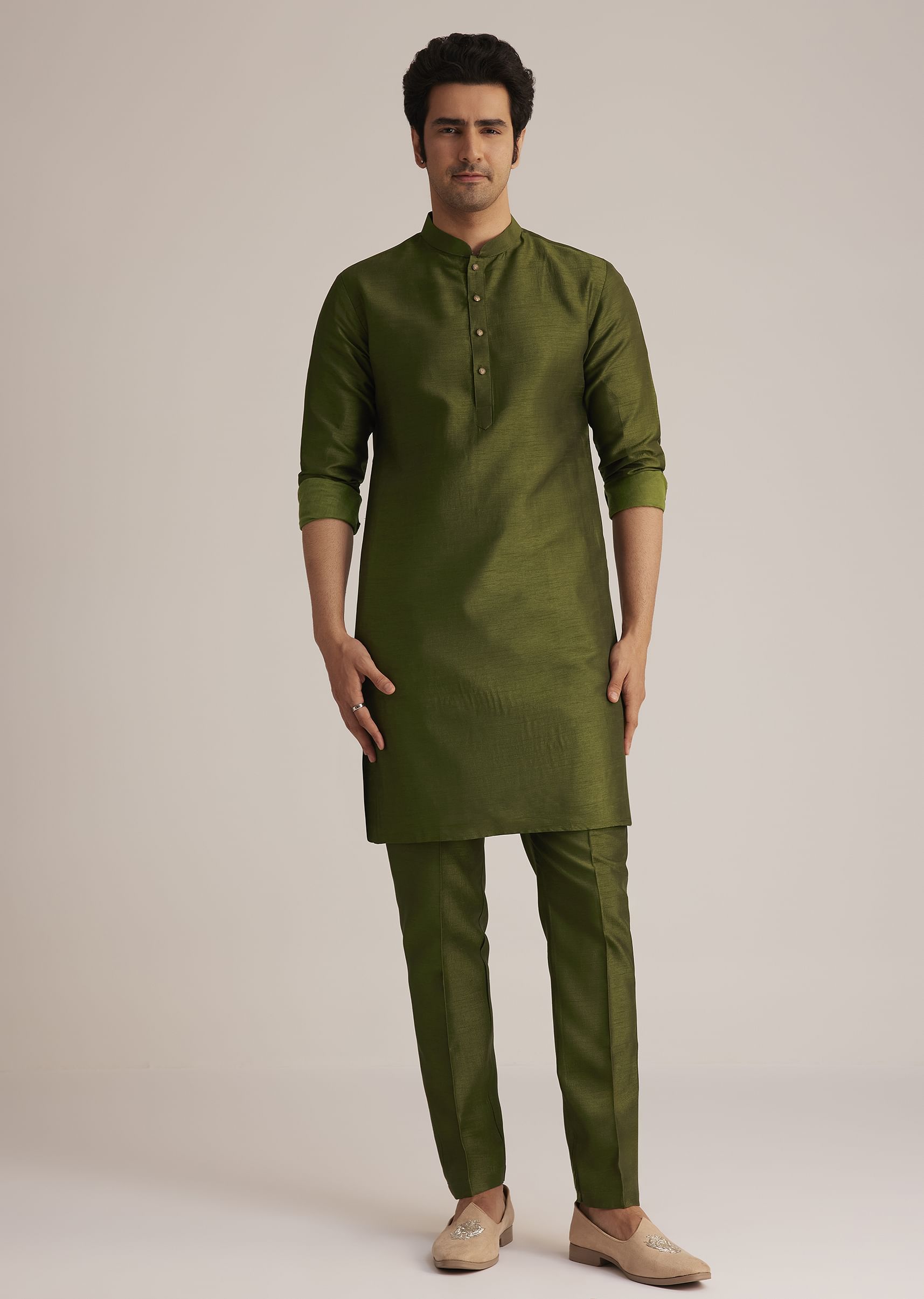 Buy Green Embroidered Nehru Jacket With Bird Detailing Buy Green Embroidered Nehru Jacket With Bird Detailing
