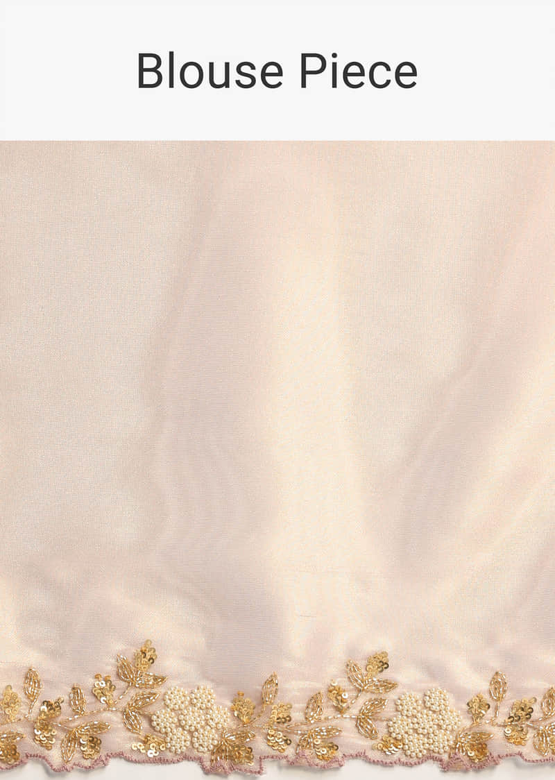 Buy White Moti and Cut Dana Embroidery Mauve Tissue Saree | KALKI ...