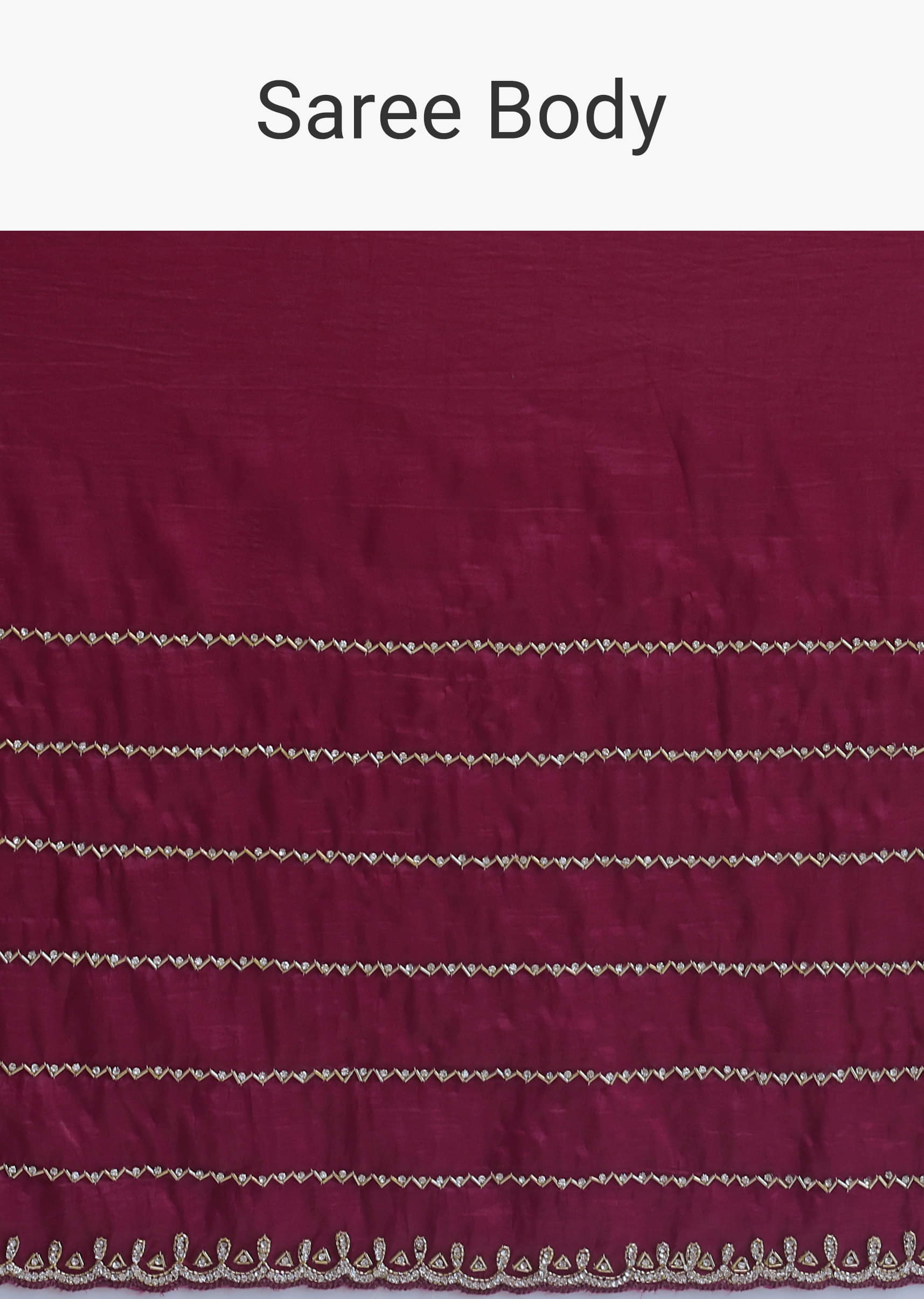 Buy Red Chiffon Silk Saree With Cutdana Embellished | KALKI Buy Red Chiffon Silk Saree With Cutdana Embellished | KALKI